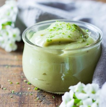 3-minute Key Lime Pudding - Green Healthy Cooking