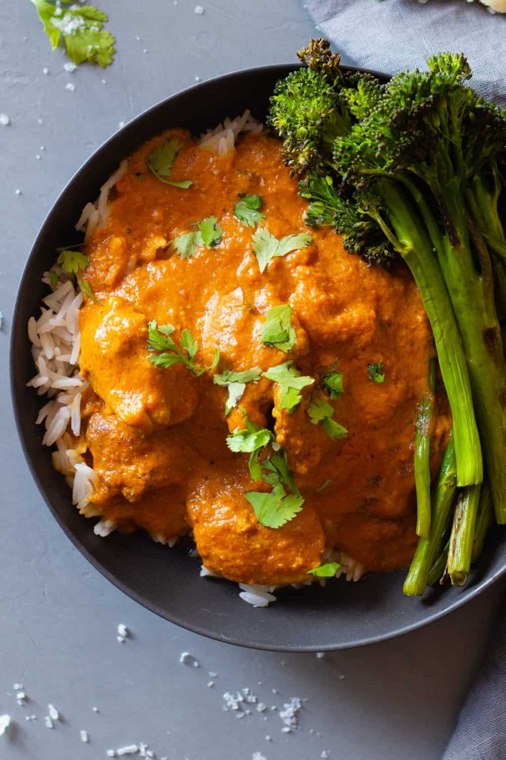 Healthier Creamy Butter Chicken - Green Healthy Cooking