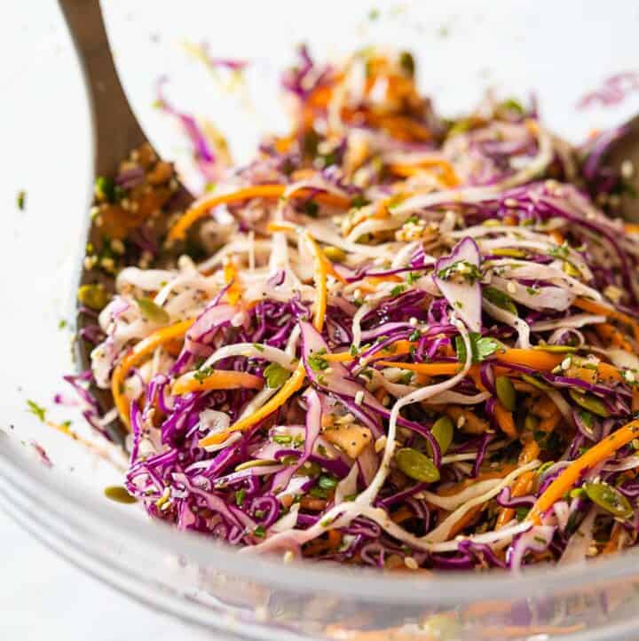 Easy Healthy Coleslaw - Green Healthy Cooking