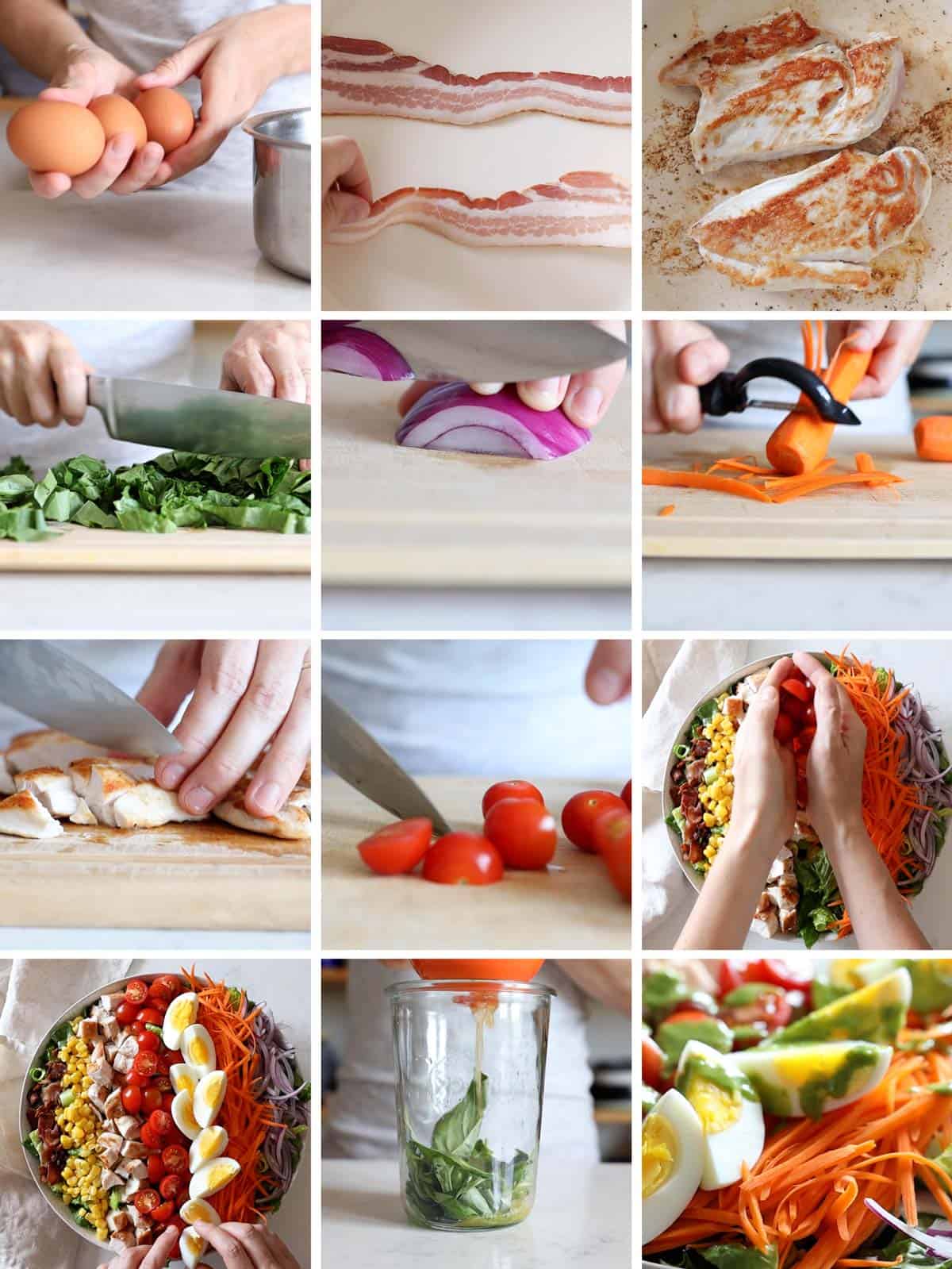 Loaded Chopped Salad - Green Healthy Cooking