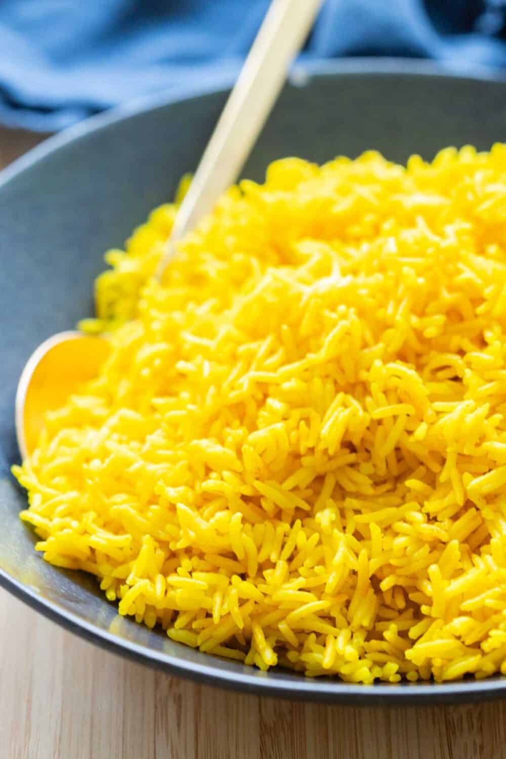 Yellow Rice Two Ways - Green Healthy Cooking