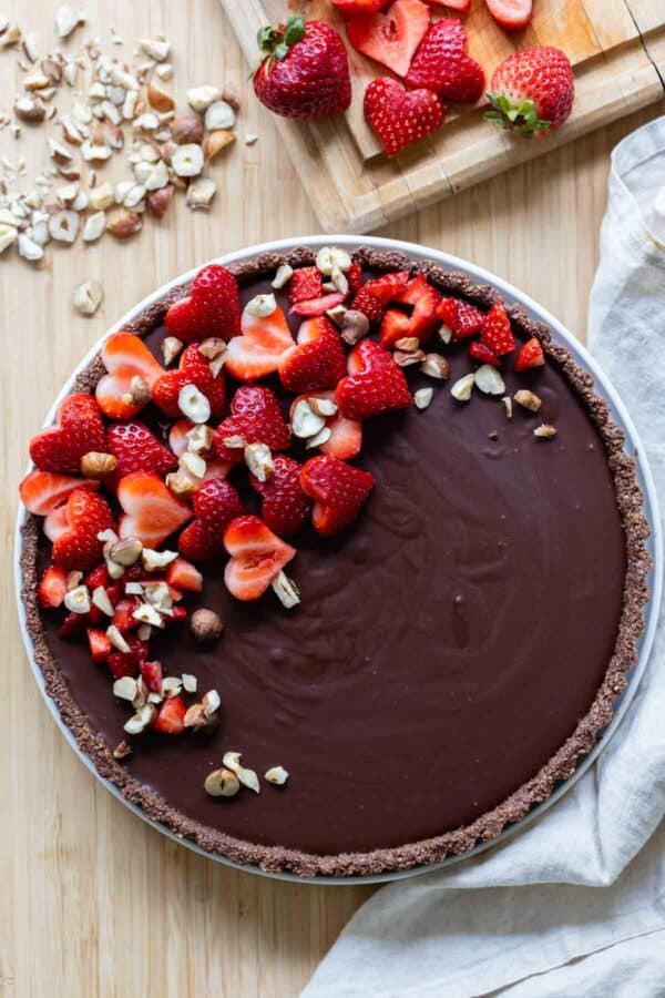 Simple Chocolate Tart - Green Healthy Cooking